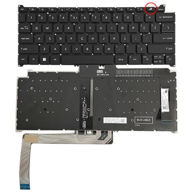 For AI version Laptop Backlit Keyboard For ACER Swift Go 14 SFG14-42 ...