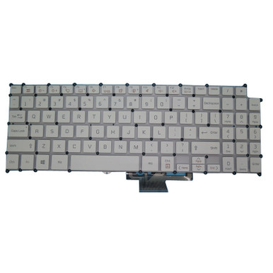 White Laptop No Backlit Keyboard For LG 15Z970 15ZD970 15Z970-G 15Z970 ...