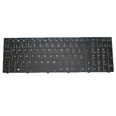 Laptop Keyboard For Ekimia Bionic 2 United Kingdom UK With Black Frame ...