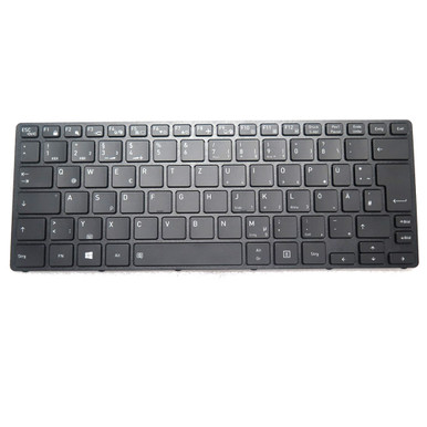 Laptop Keyboard For Dynabook Tecra A40-G Germany GR Black With Backlit ...