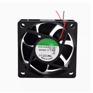 Cooling Fan KD2406PTB1 DC24V 1.9W 6CM 2Lines New - Linda parts