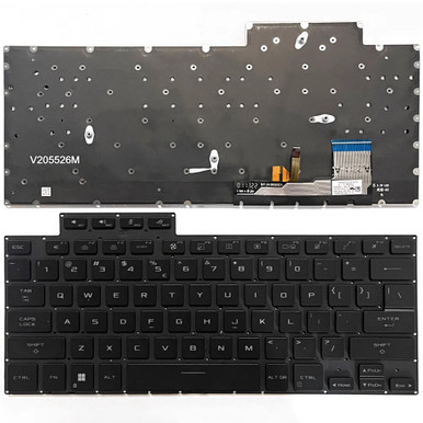 Laptop Keyboard For ASUS ROG Zephyrus M16 V205561K US HF-B Y IRI-1 ...