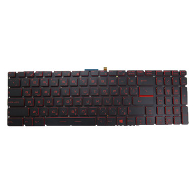 Laptop Red Backlit Keyboard For MSI Alpha 15 A3DC A3DD A4DE Arabia AR ...