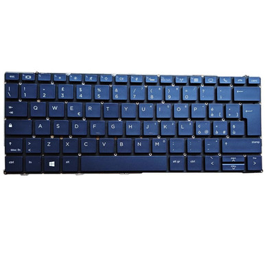 Laptop Keyboard For HP Elite Dragonfly G1 with backlit Italian IT Blue ...