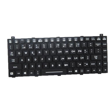 Laptop Keyboard For GETAC V200 V200X V200-X Portugal PO Black With ...