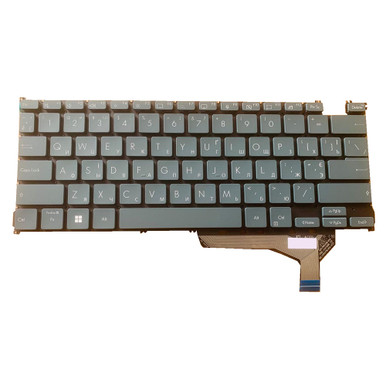 Laptop Keyboard For ASUS ZENBOOK 14 OLED UM3402Y UM3402YA Gray Russian ...