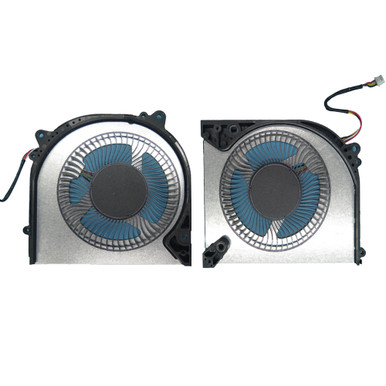 Laptop CPU GPU Fan For Aftershock Forge 15S NP50HK DC5V 4PIN A Pair New ...