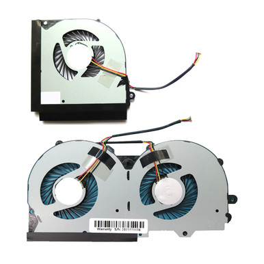 Laptop CPU GPU Fan For Aftershock Prime-15 GTX1060 P950EP6 DC5V 3PIN A ...