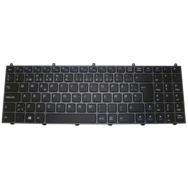 Laptop Keyboard For BTO P•Book 15CL54 GT740M W650SH Danish DM Black ...