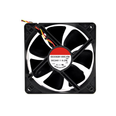Cooling Fan EEC0382B1-000C-F99 DC24V 9.2W 12CM 3PIN New - Linda parts