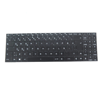Laptop Keyboard For Monster Tulpar T5 V21.7 Turkey TR Black With RGB ...