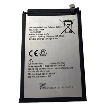 Battery For Itel BL-49JX BL49JX 3.87V 19.35WH 5000mAh New - Linda parts