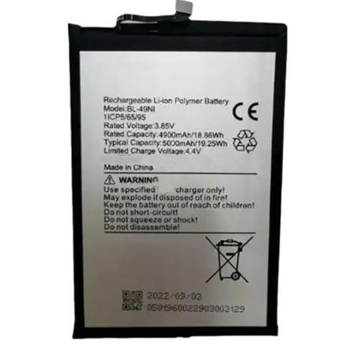 Battery For Itel BL-49NI BL49NI 3.85V 19.25WH 5000mAh New - Linda parts