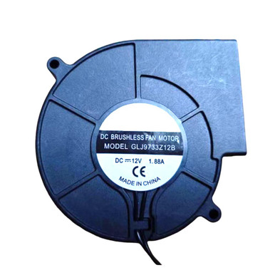 Cooling Fan GLJ9733Z12B DC12V 1.88A 2Lines - Linda parts