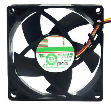 Cooling Fan For Protechnic MGT8024XB-R25 DC24V 0.23A 3Lines - Linda parts