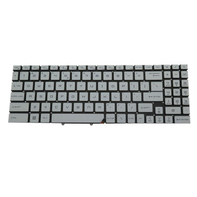 Gray-White New Laptop Blue Backlit Keyboard For MSI Creator Z16 HX ...