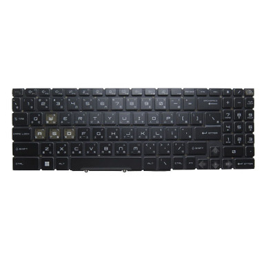 Black New Laptop No Backlit Keyboard For MSI Pulse GL76 11U 11UCK 11UDK ...