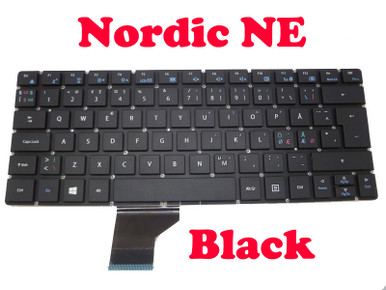 Laptop Keyboard For Gigabyte U2142 U21M U21MD YH-AZ12EA-511 Nordic NE ...