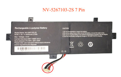 Laptop Battery NV-5267103-2S 7.4V 5000mAh 37Wh 10PIN 7lines New - Linda ...