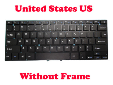 Laptop Keyboard For Toposh MB27716014-BZ PRDE-K2819 English US Black ...