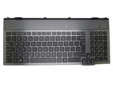 Laptop Keyboard For ASUS G55 G55VW Black With Gray Frame With Backlight ...