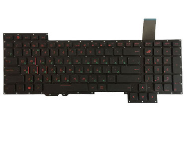 Laptop Keyboard For ASUS G751 G751J G751JL G751JM G751JT G751JY Black ...