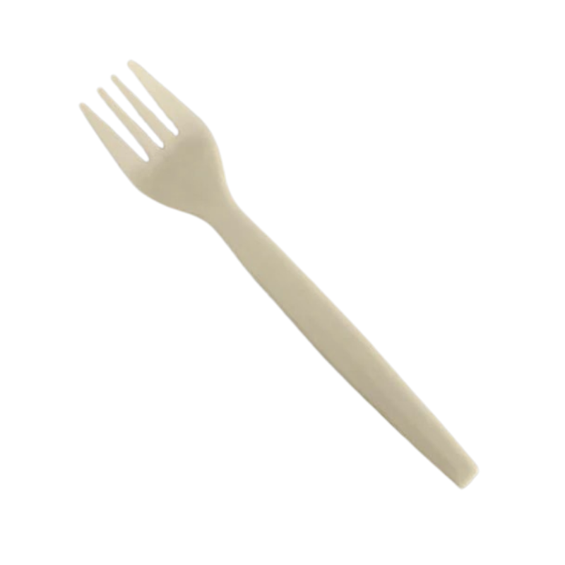 Disposable PSM Cutlery Fork Reusable Biodegradable Bulk - 1000 Pack
