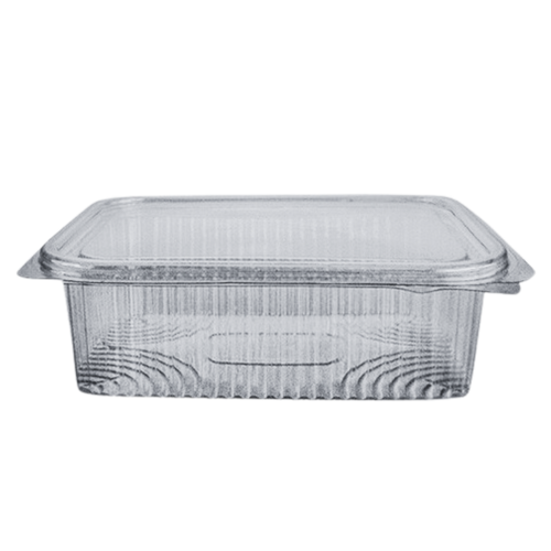 Clear Hinged Rectangle Container 750cc | SHOPLER