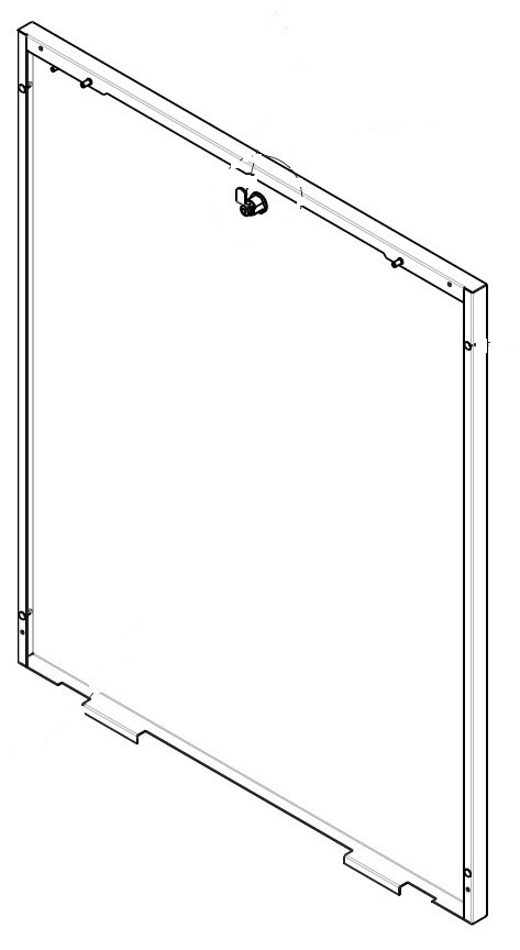 PANEL FRONT & REAR STAINLESS STEEL BRUSHED FRONTIER - Gilbarco Inc. ANZ