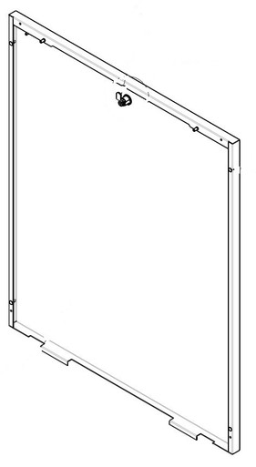PANEL FRONT & REAR STAINLESS STEEL BRUSHED FRONTIER - Gilbarco Inc. ANZ