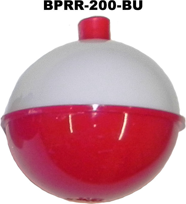 BEST Red/White Round Plastic Floats - 12 Pack | Stopper Lures