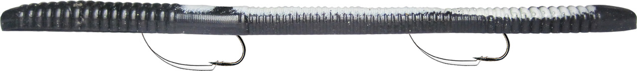 Bass Stopper - Magnum 2 Hk Weedless Rigged Worms - 1 Pack | Stopper Lures