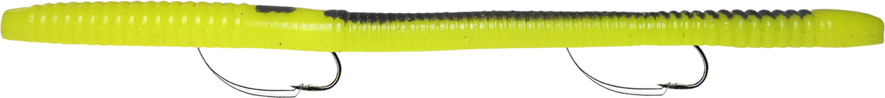 Bass Stopper - Magnum 2 Hk Weedless Rigged Worms - 1 Pack | Stopper Lures
