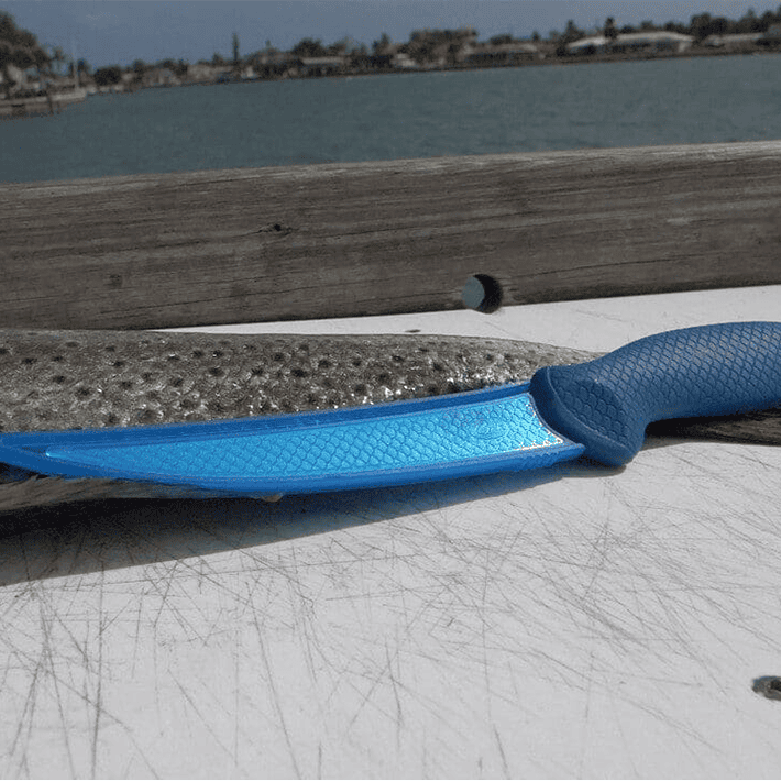 7" AquaTuff™ Wide Fillet Knife with Blade Cover | Cuda | Baits.com