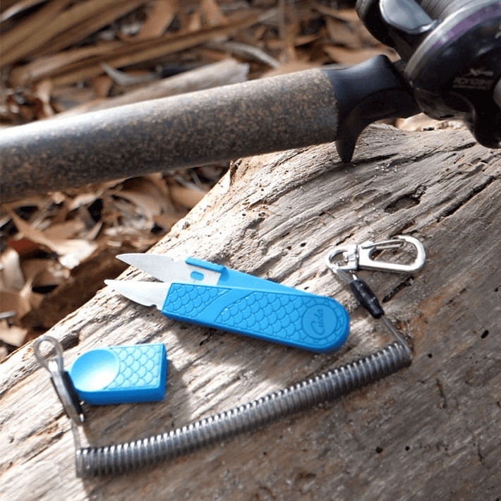 4" Titanium Bonded Braid Nipper with Lanyard | Cuda | Baits.com