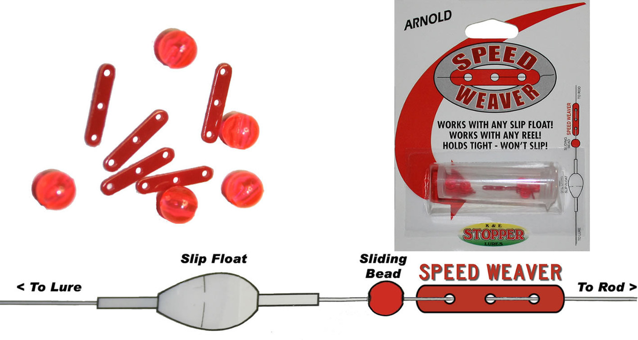 Bobber Stops - Speed Weaver Bobber Stops - 5 Stops | Stopper Lures