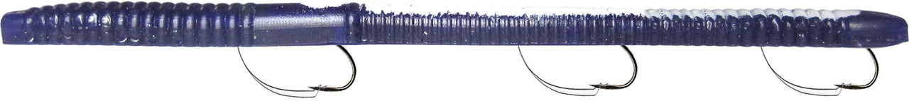 Bass Stopper - Magnum 3 Hk Weedless Rigged Worms - 1 Pack | Stopper ...