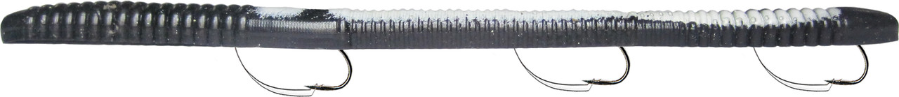 Bass Stopper - Magnum 3 Hk Weedless Rigged Worms - 1 Pack | Stopper ...