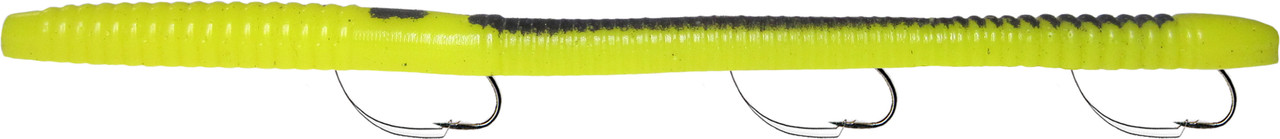 Bass Stopper - Magnum 3 Hk Weedless Rigged Worms - 1 Pack | Stopper ...