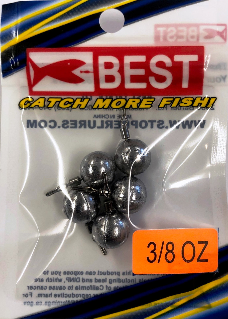 BEST Drop Shot Weights - Round | Stopper Lures