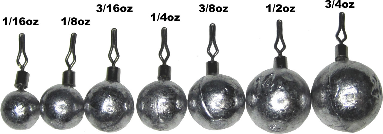 BEST Drop Shot Weights - Round | Stopper Lures | Baits.com