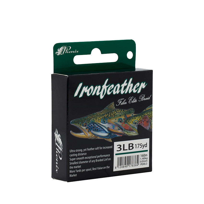 Ironfeather Fiber Elite Braided Line | Phenix Rods | Baits.com
