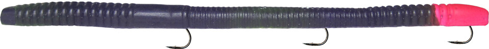 Bass Stopper - Magnum 3 Hk Reg Rigged Worms - 1 Pack | Stopper Lures