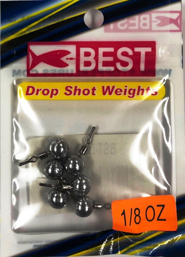 BEST Drop Shot Weights - Round | Stopper Lures | Baits.com