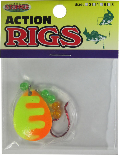 Walleye Tiger Rigs - 6 & 1 Packs Available | Stopper Lures | Baits.com