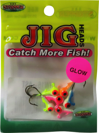 Glow Jig Heads | Stopper Lures | Baits.com