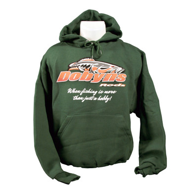 Green with Orange logo- Super Heavy Weight Cotton | Dobyns Rods | Baits.com