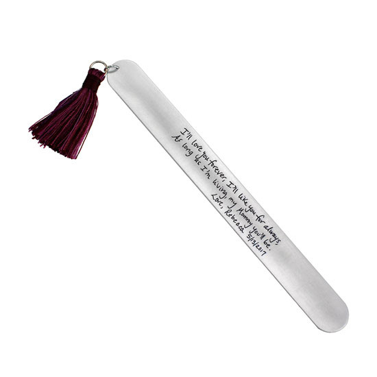 Bookmark with Your Handwriting