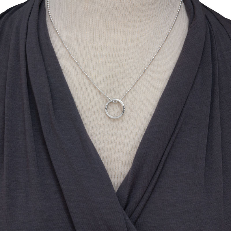 Forever Love Circle Necklace Mother's Necklace