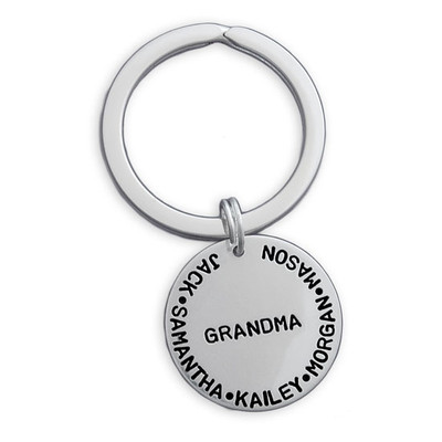 Large Disc Key Ring for Grandma